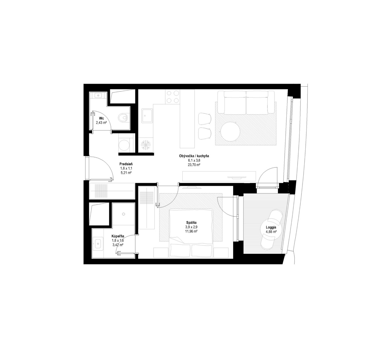 Sky Park - Byt 4.128